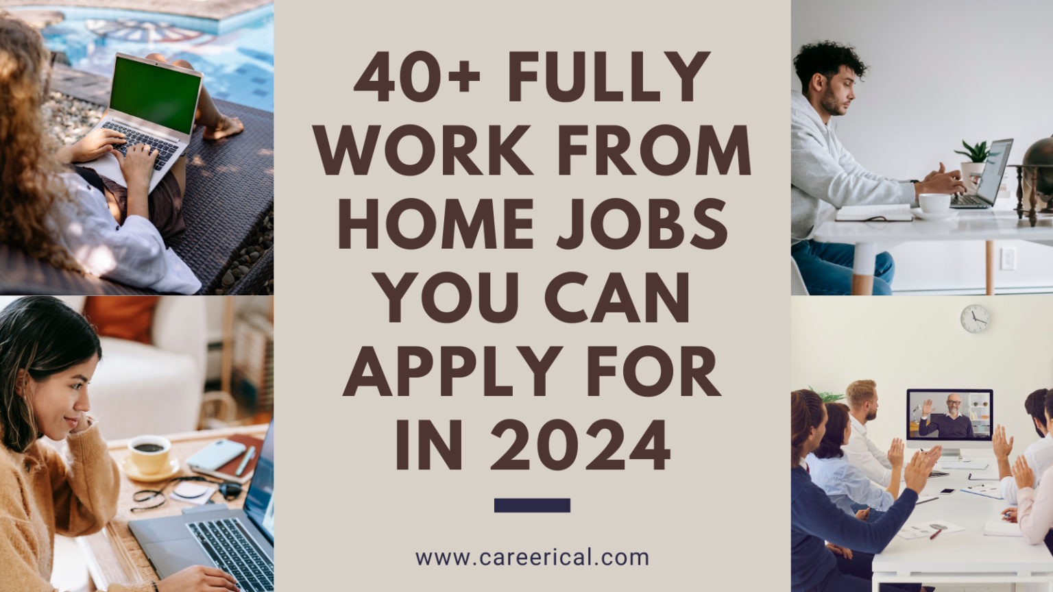 👨🏼‍💻 40+ Fully Work From Home Jobs You Can Apply For In 2024